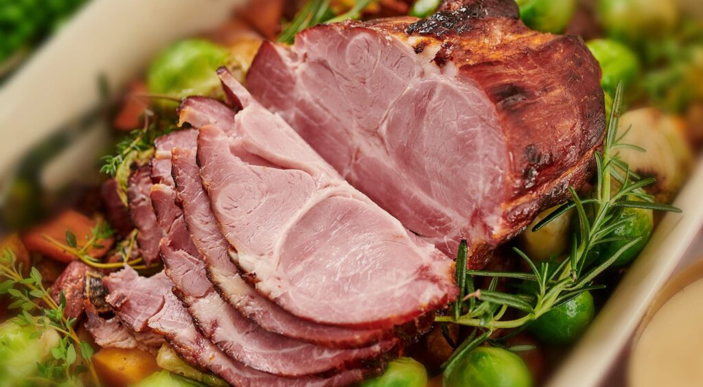 Mustard and Marmalade Glazed Baked Gammon - Georgie's Pork